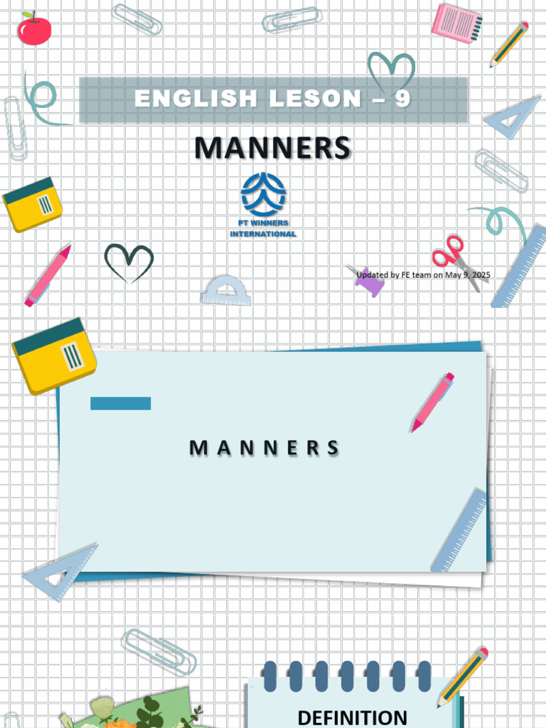 Essential Manners for Effective Communication | PDF