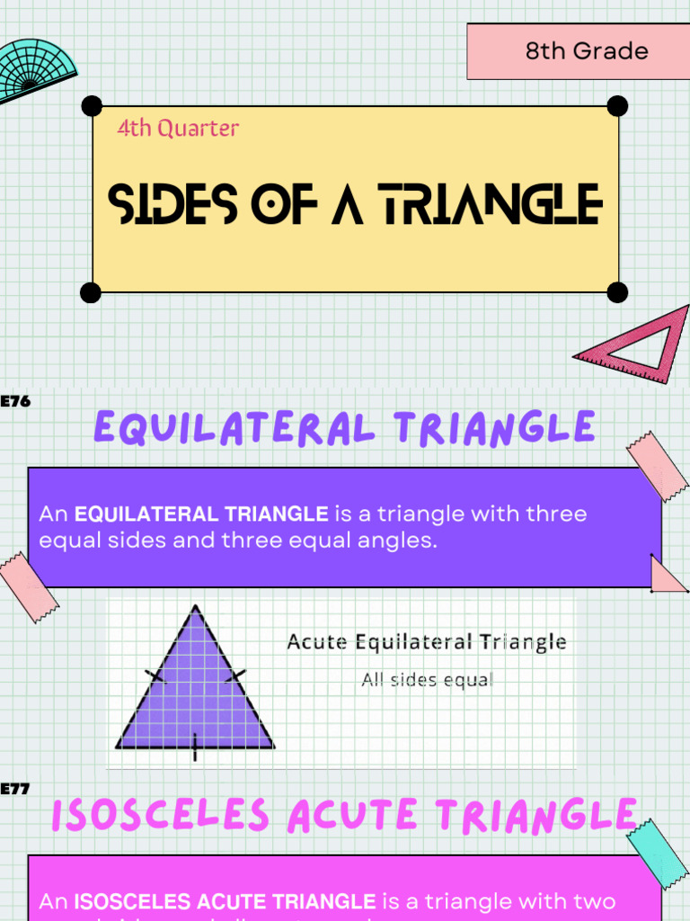 Sides of A Triangle (Grade 8) - 20240502 - 180611 - 0000 | PDF