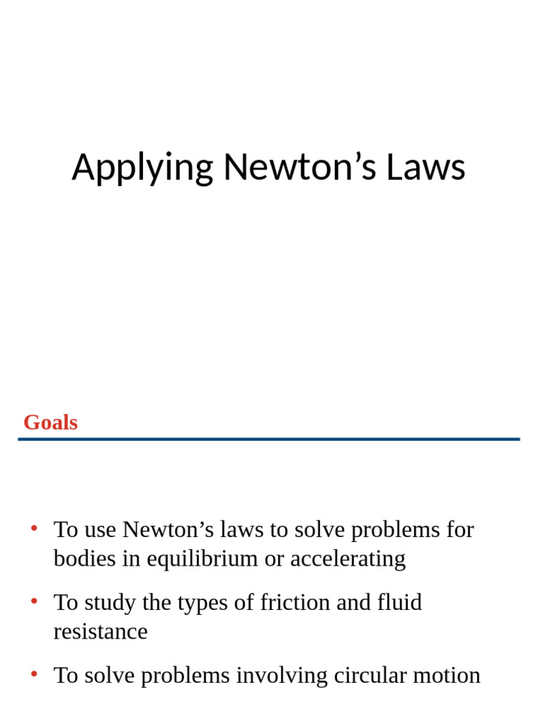 Newton's Laws: Problem Solving Guide | PDF | Force | Friction