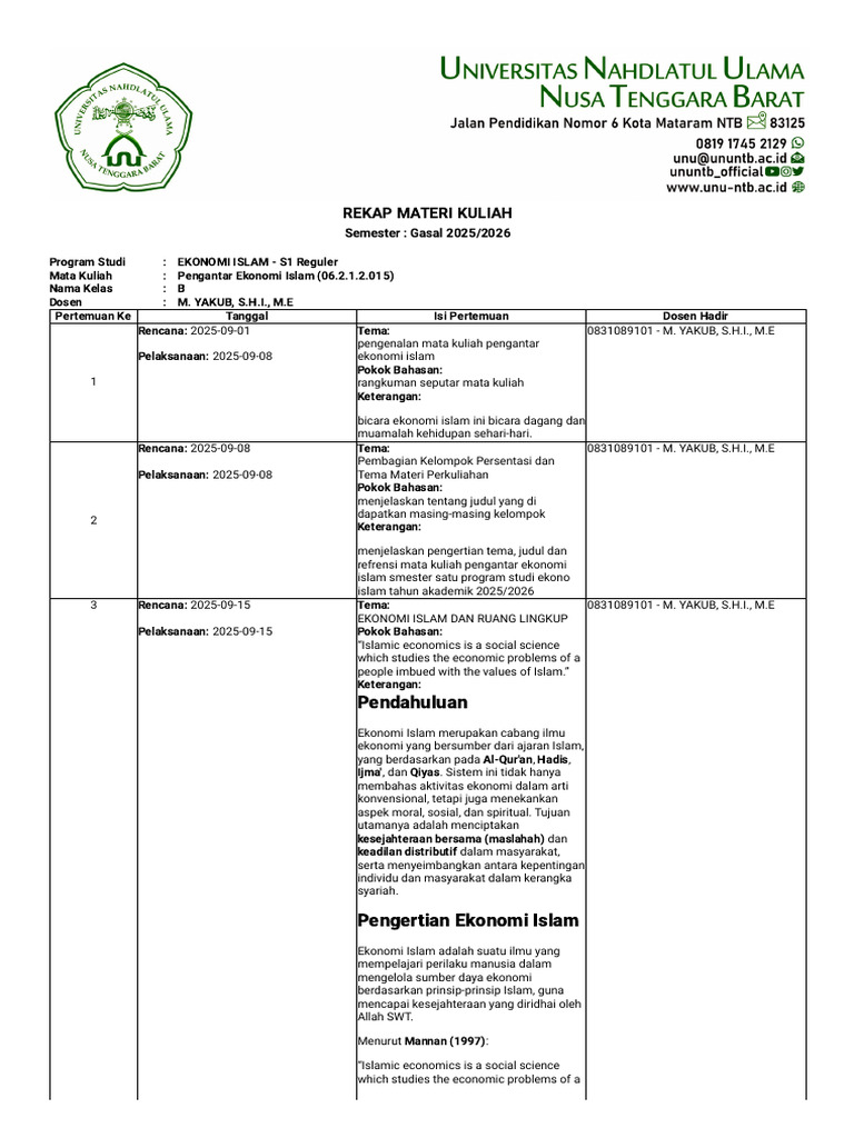 CETAK REKAP MATERI KULIAH | PDF
