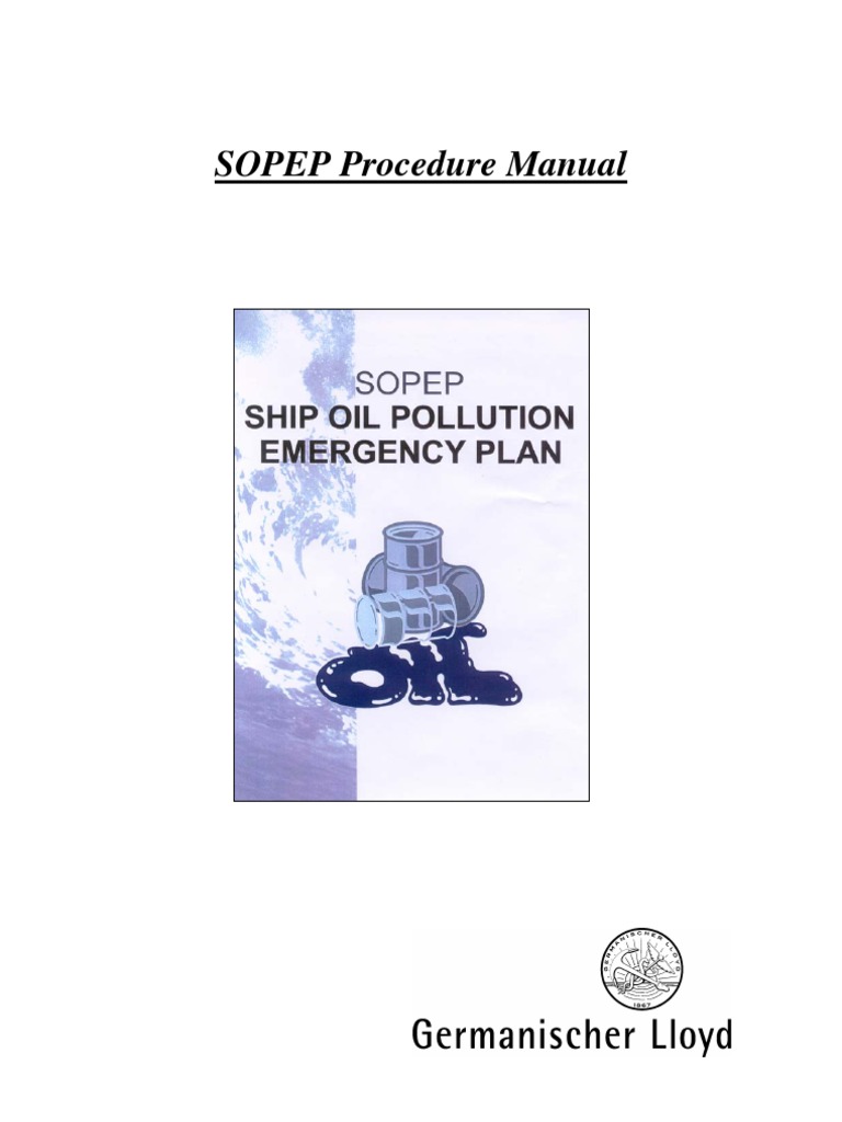 SOPEP Procedure Manual | PDF | Ships | Emergency Management