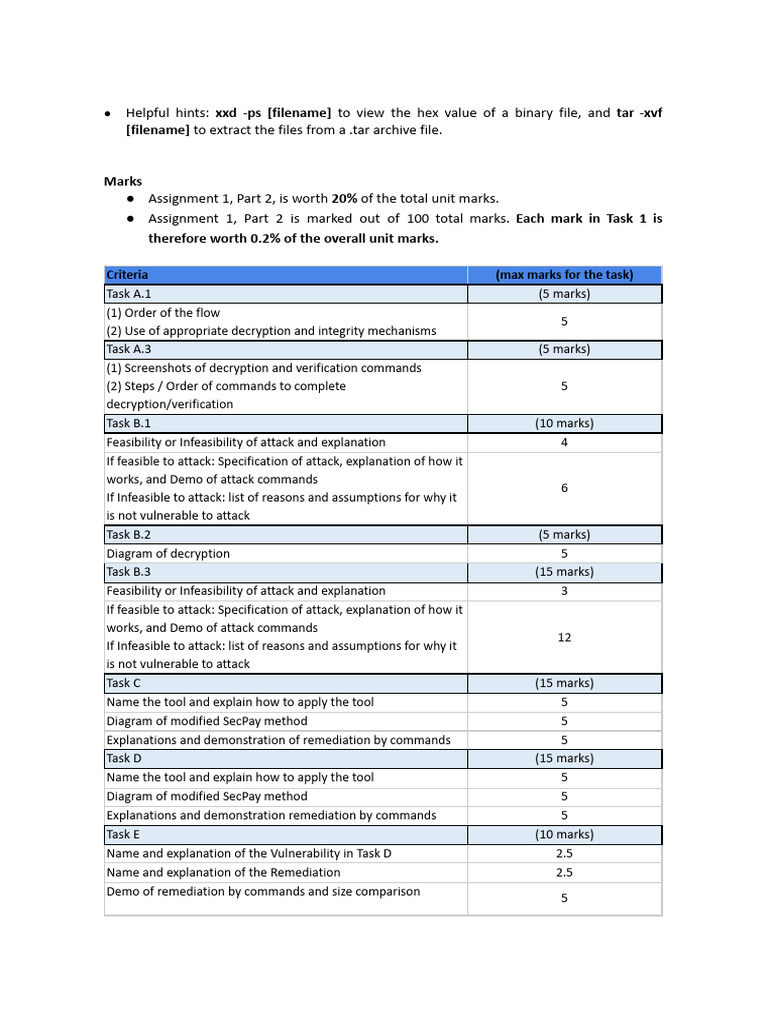 Asg 1 Part 2 Specifications | PDF | Encryption | Computer Engineering