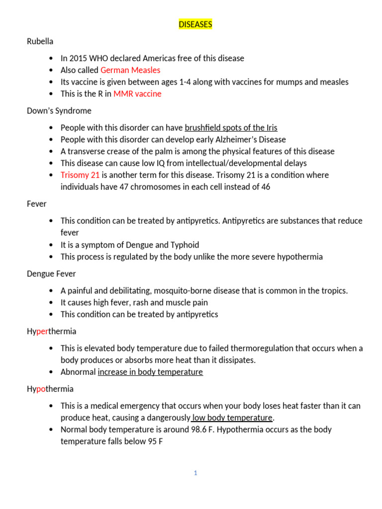 Bio Summary | PDF | Malaria | Smallpox