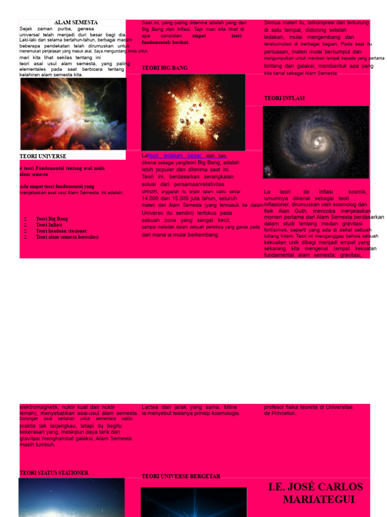 Teori Big Bang dan Asal Usul Alam Semesta | PDF