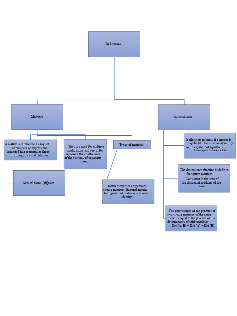 Conceptual Map Matrices | PDF | Matrix (Mathematics) | Determinant