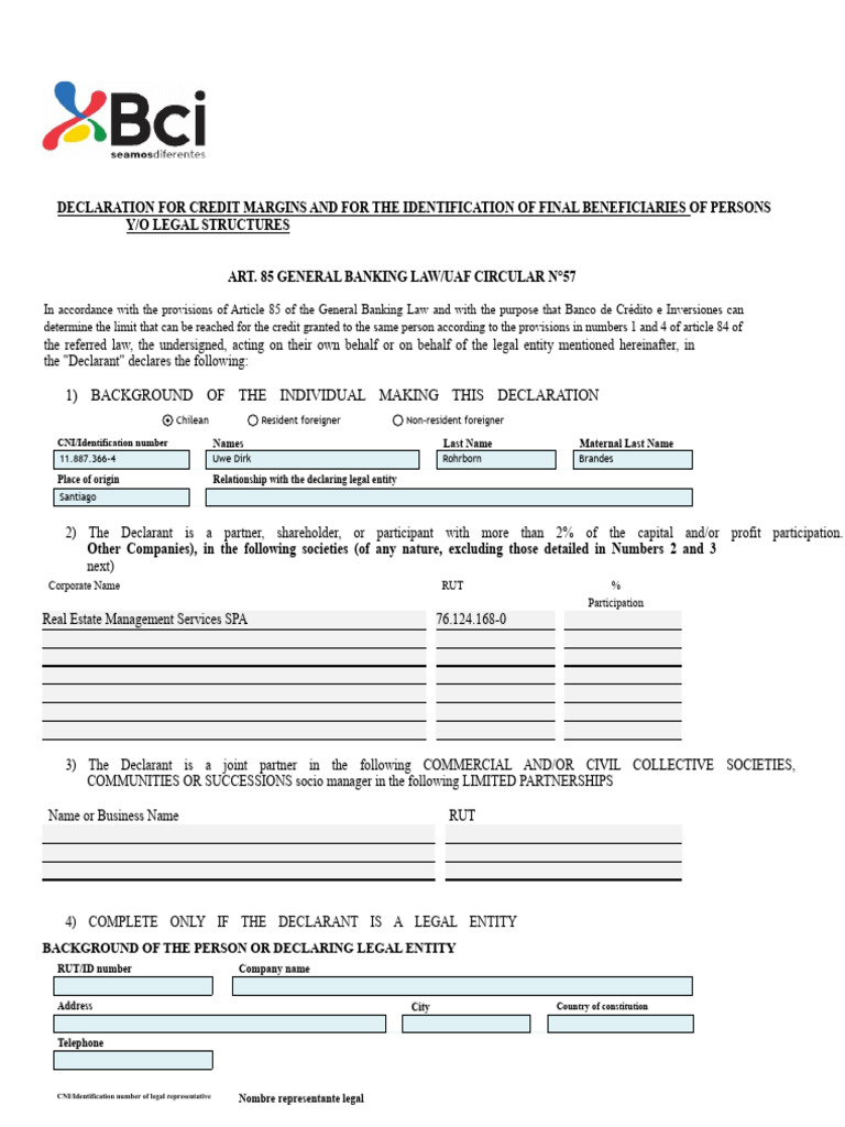 Circular Declaration Form 57 | PDF | Private Law | Business