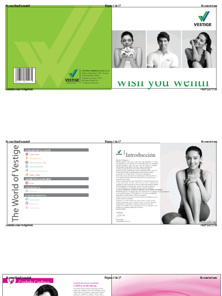 Catálogo de Productos Vestige Dubái | PDF | Suplementos dietéticos | Champú