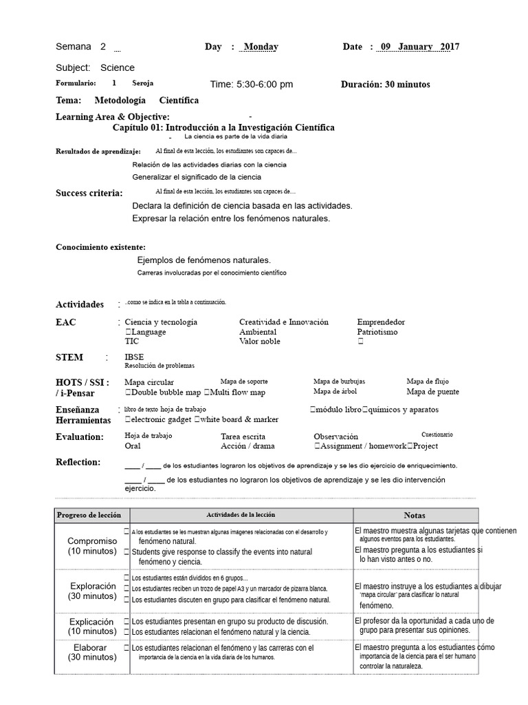 DLP 5E 1.1 - La Ciencia Es Parte de La Vida Diaria | PDF | Inteligencia | Science