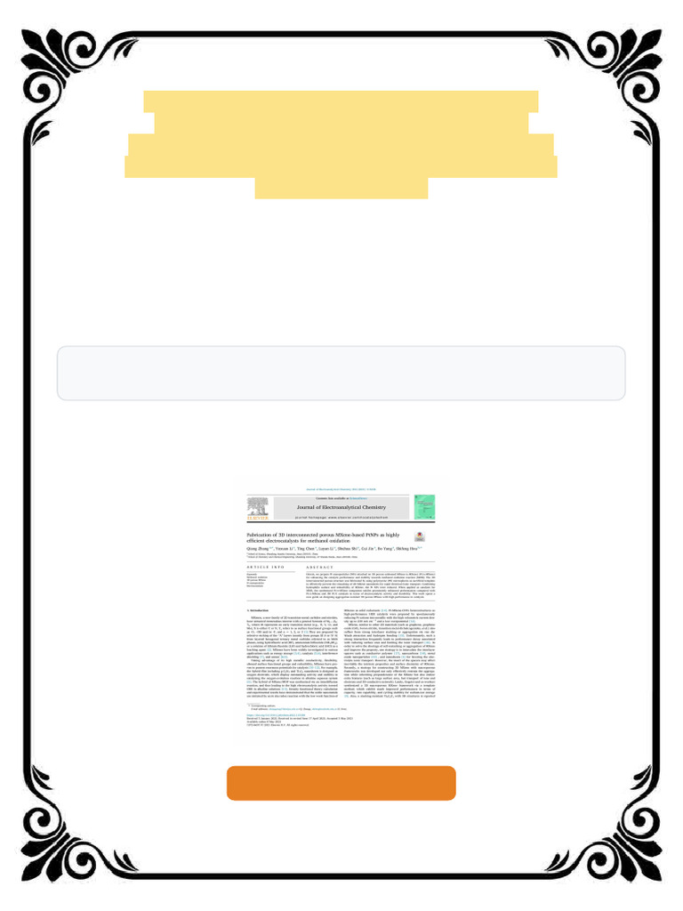 Fabrication of 3D interconnected porous MXene-based PtNPs as highly ...