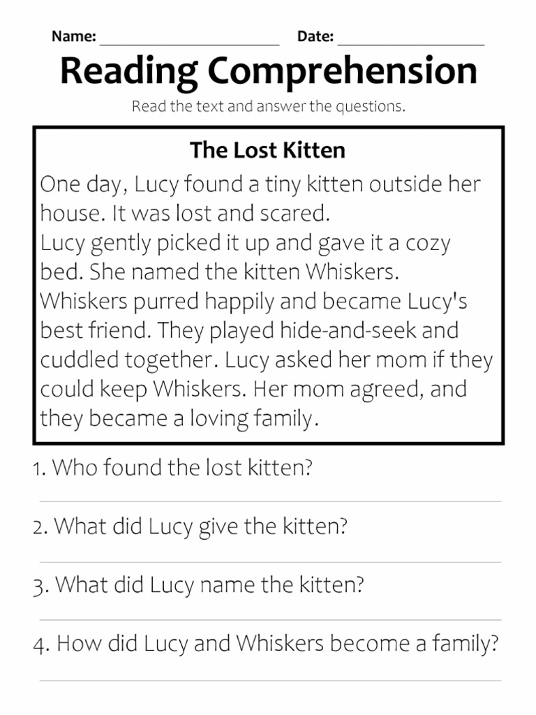 The Lost Kitten | PDF