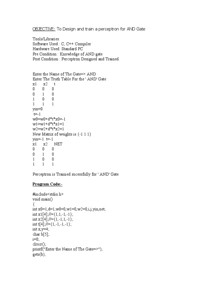 Neural Network Practical File | PDF | C (Programming Language) | C++