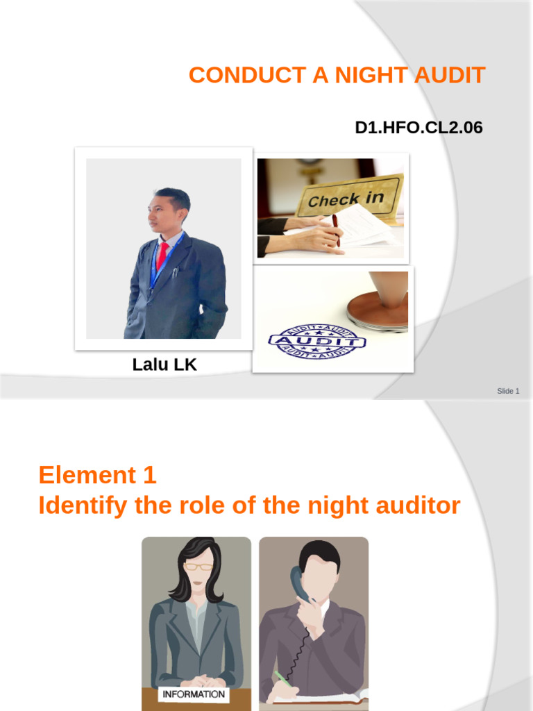 Night Audit Procedures and Responsibilities | PDF | Audit | Economies