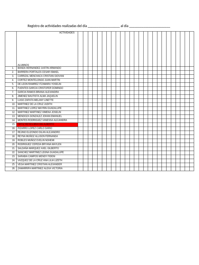 Asistencia y Evaluacion Esc. Ramiro Cardenas | PDF
