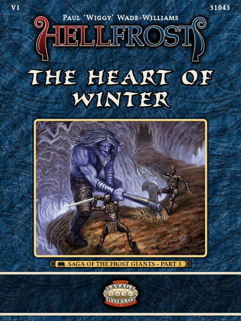 Savage Worlds - Hellfrost - V1 Saga of The Frost Giants 3 - The Heart ...