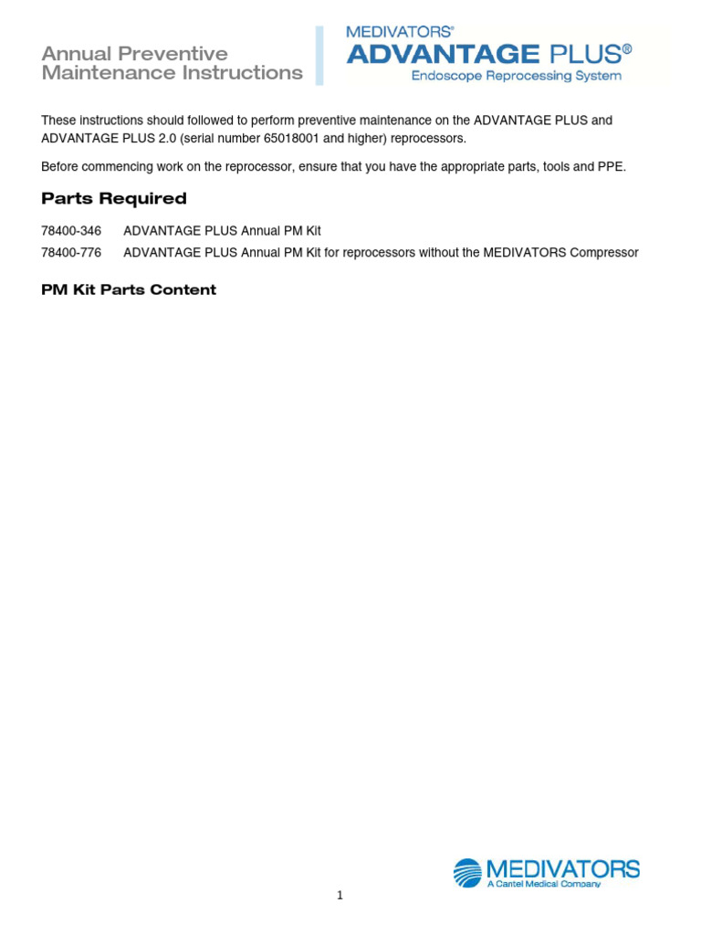 Advantage Plus Maintenance Guide | PDF | Pressure Measurement | Calibration