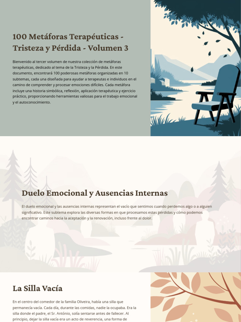 100 Metaforas Terapeuticas Tristeza y Perdida Vol 3 | PDF | Estrellas ...