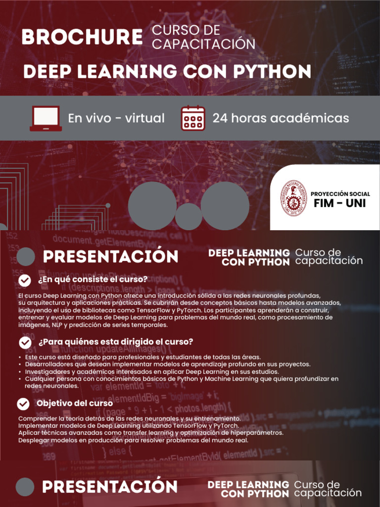 Temario Deep Learning Con Python | PDF | Aprendizaje profundo ...