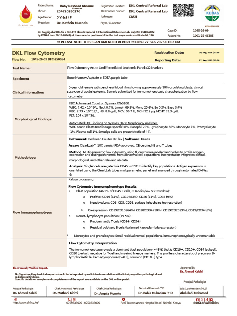 DKL Flow Cytometry | PDF | Flow Cytometry | Pathology