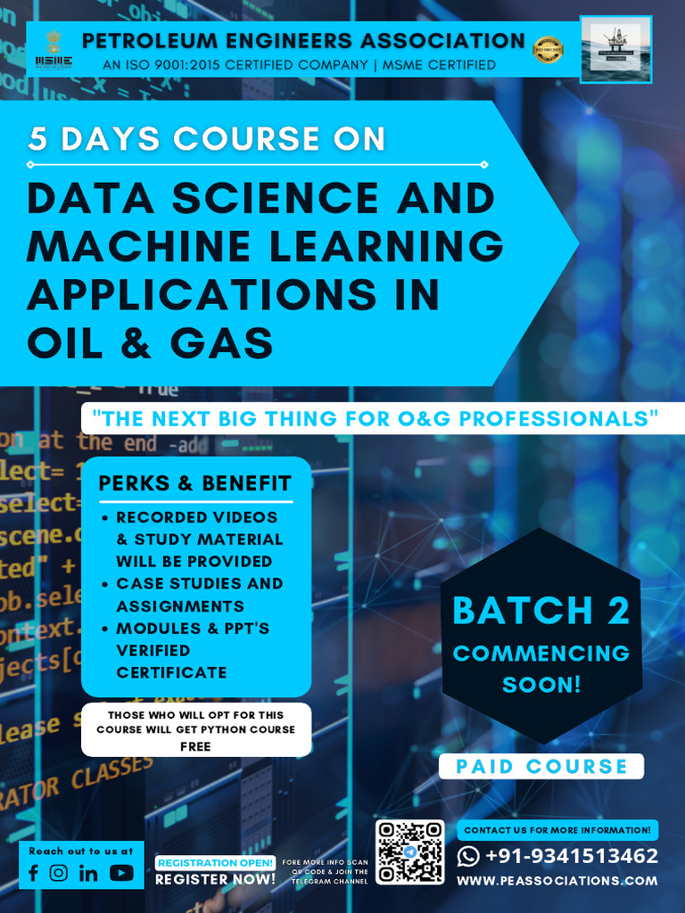 Data Science in Oil & Gas Course | PDF | Machine Learning | Cluster ...