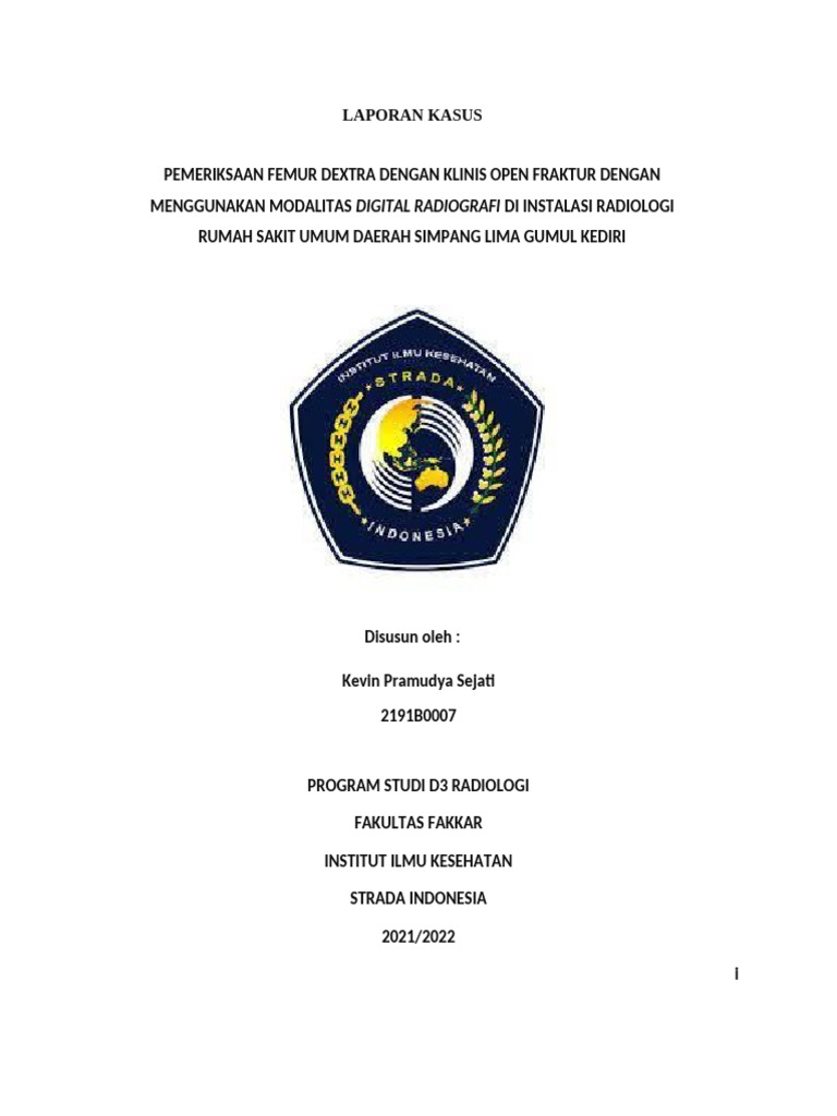 Pemeriksaan Open Fraktur Femur Dextra | PDF