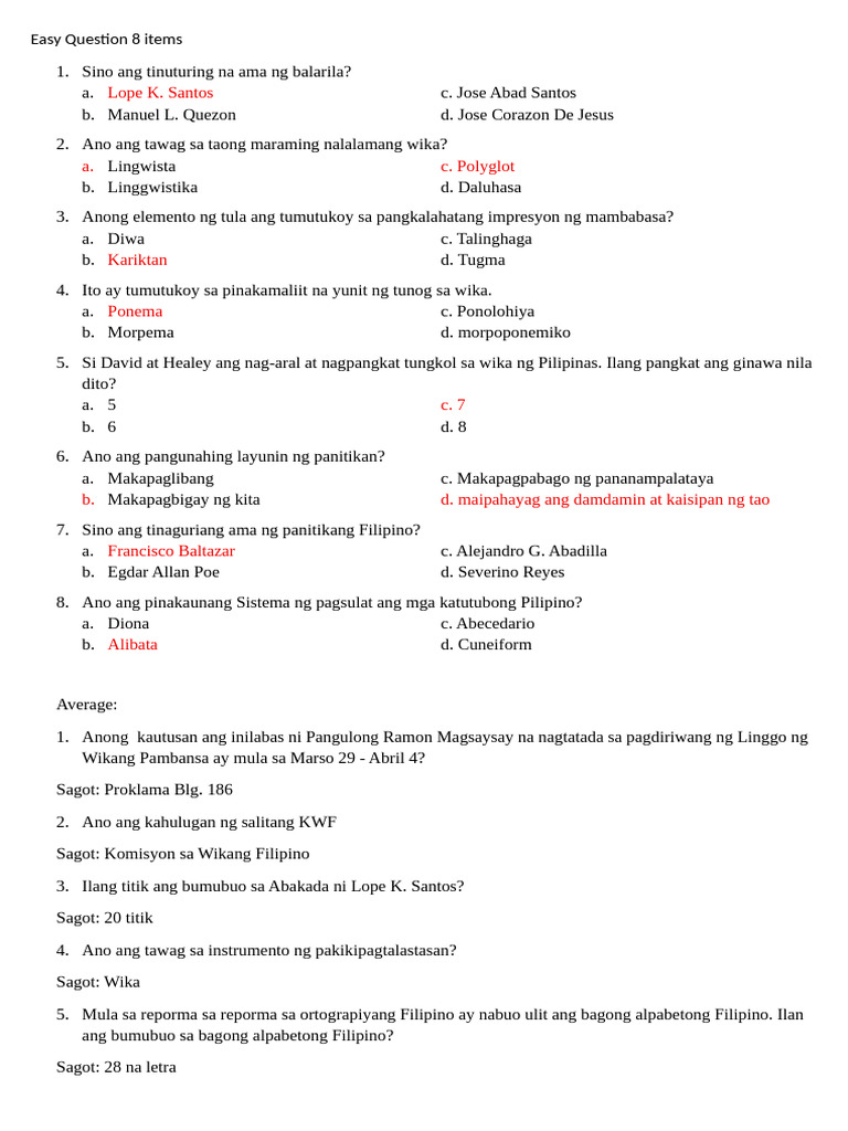 Quiz Show 2025-2026 | PDF