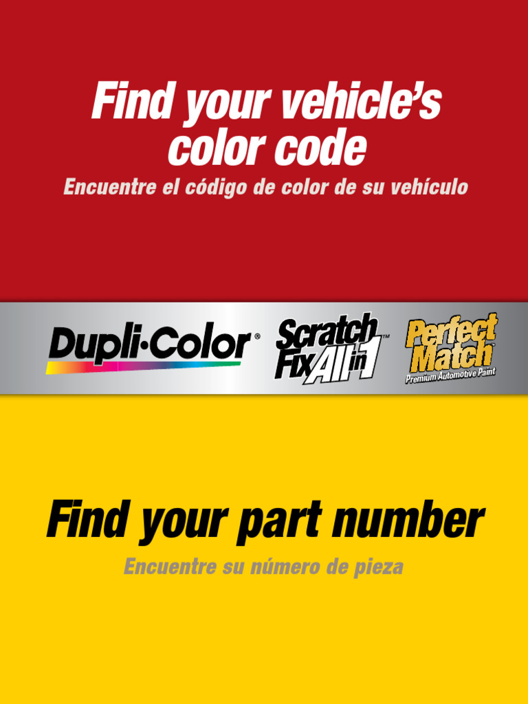 Silo - Tips - Find Your Vehicle S Color Code | PDF | Motores generales ...