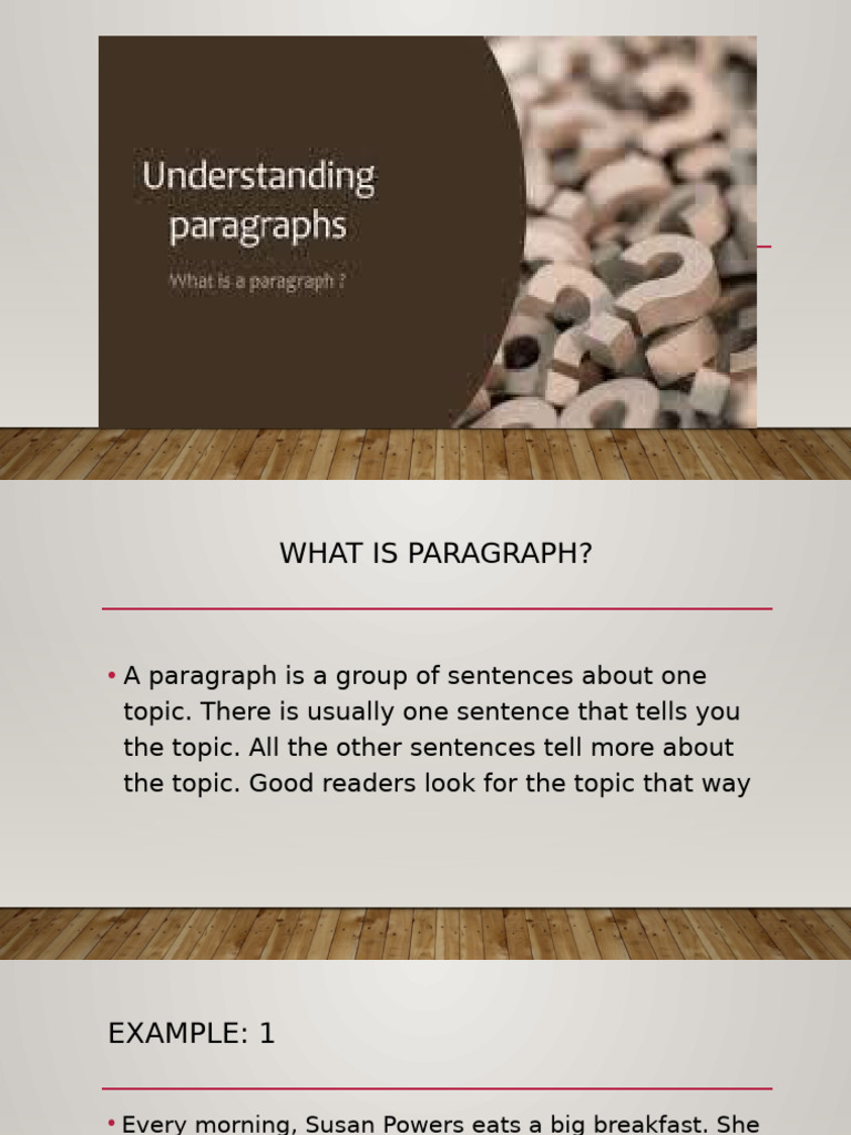 13 Understanding Paragraph | PDF