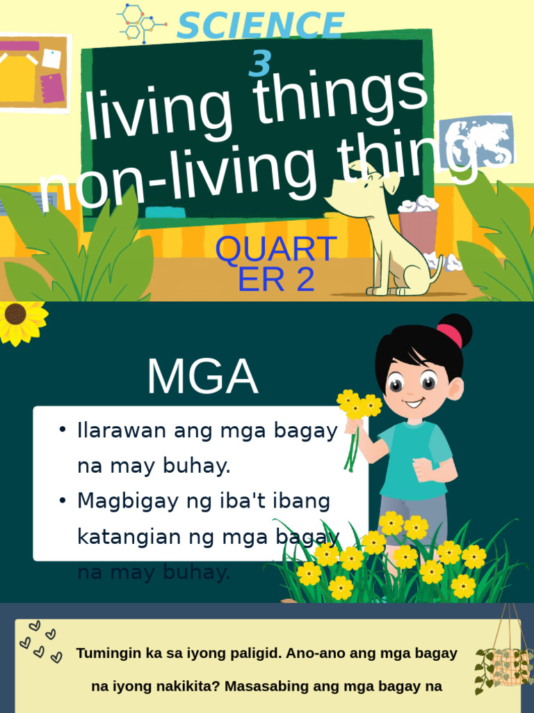 Q2.W3-SCIENCE - Living and Non-Living Things (Day 1-2) | PDF