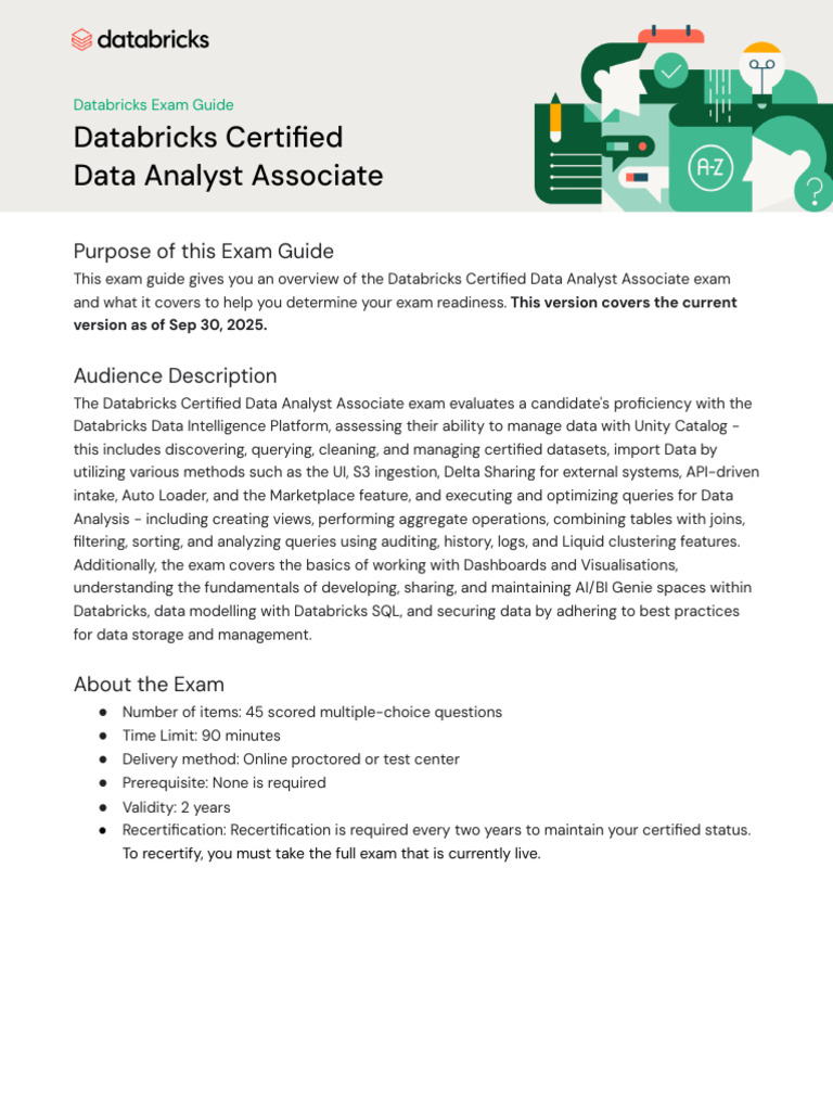 Databricks Certified Data Analyst Associate Sep 2025 3 | PDF | Data Analysis | Data