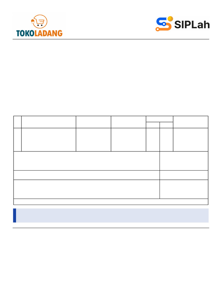 Proforma Invoice Alat Peraga PAUD 2025 | PDF