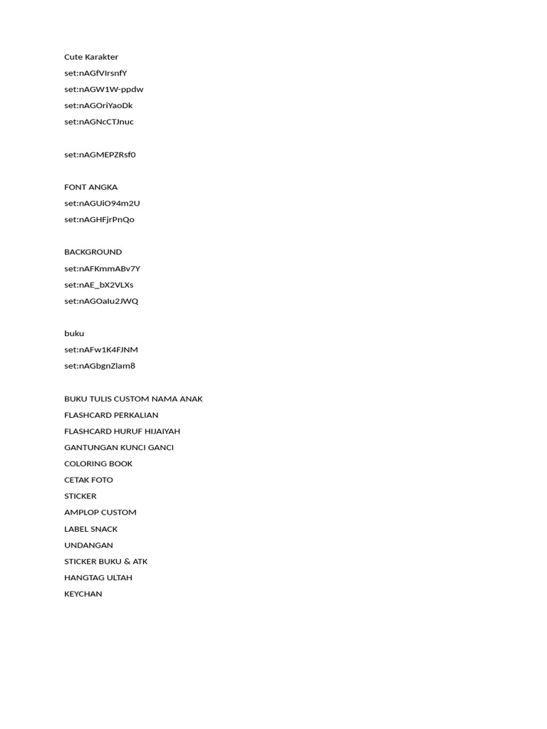 Font Angka | PDF