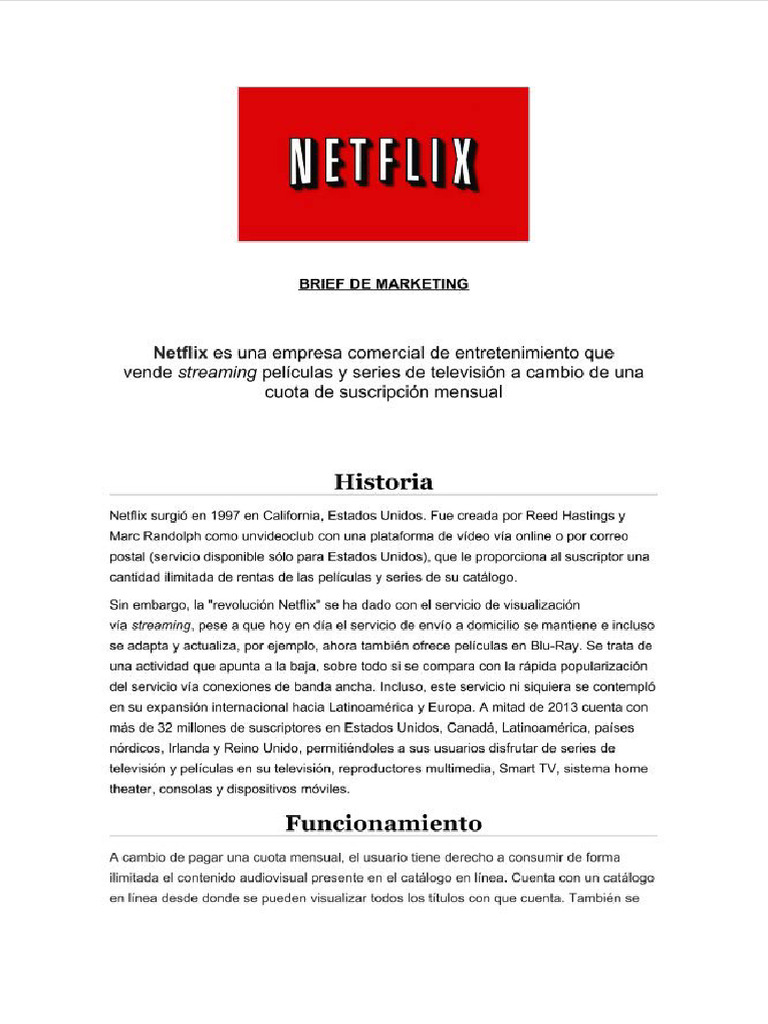 Netflix | PDF