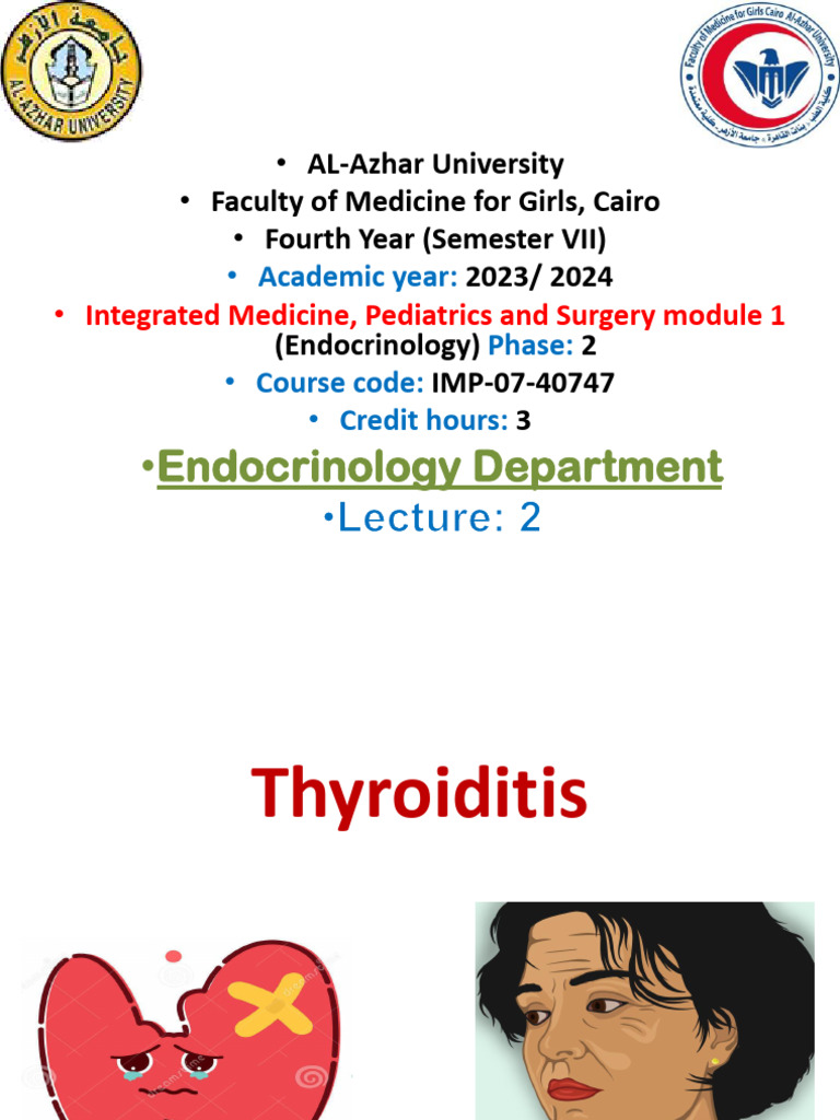 Hashimoto Thyroiditis Overview | PDF | Hypothyroidism | Thyroid