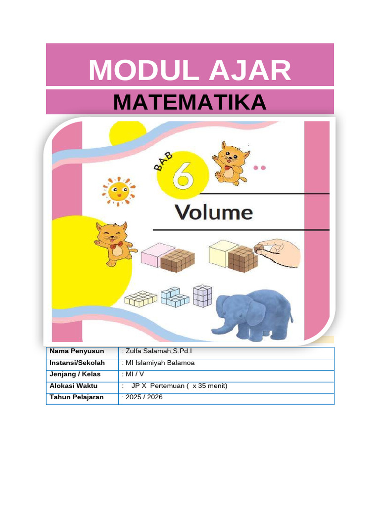 BAB 6 - MA Matematika Kls 5 (Datadikdasmen.com) | PDF