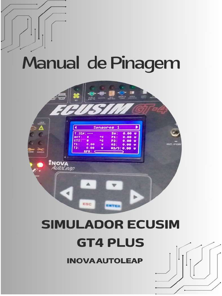 Diagrama do Simulador ECUSIM GT4 Plus | PDF | Relé | Carro