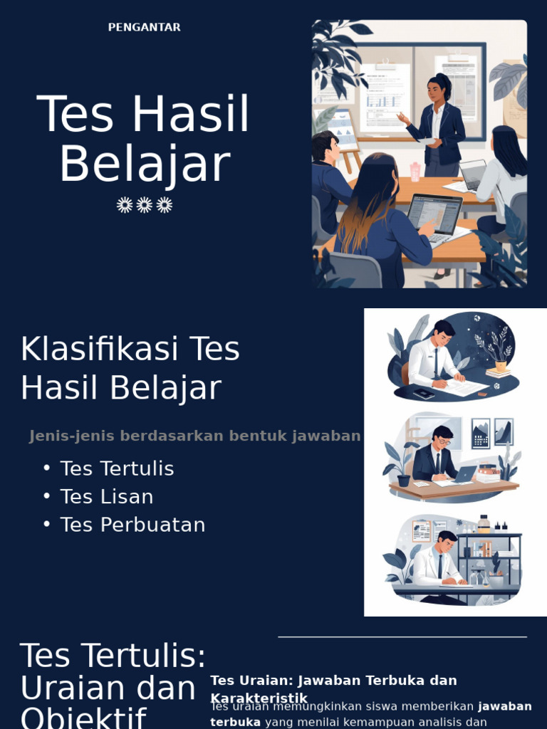 Presentation - Tes Hasil Belajar | PDF