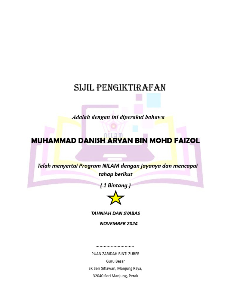 Sijil Nilam | PDF