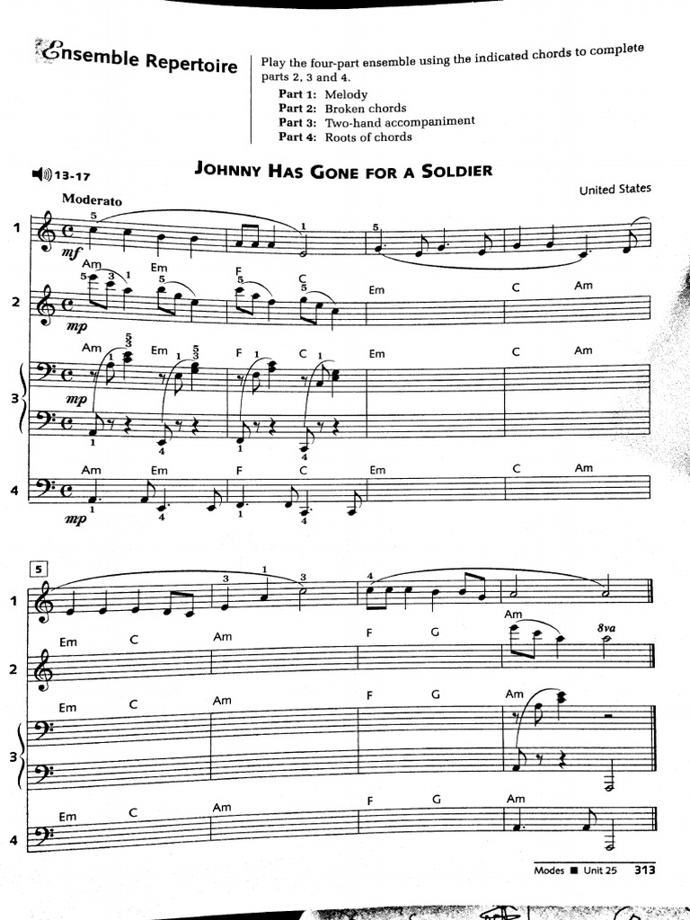 P313 Jonny Has Gone For A Soldier | PDF
