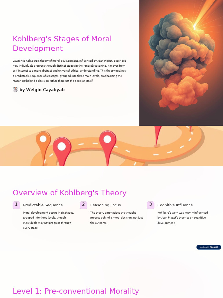 Kohlbergs Stages of Moral Development | PDF | Morality | Reason