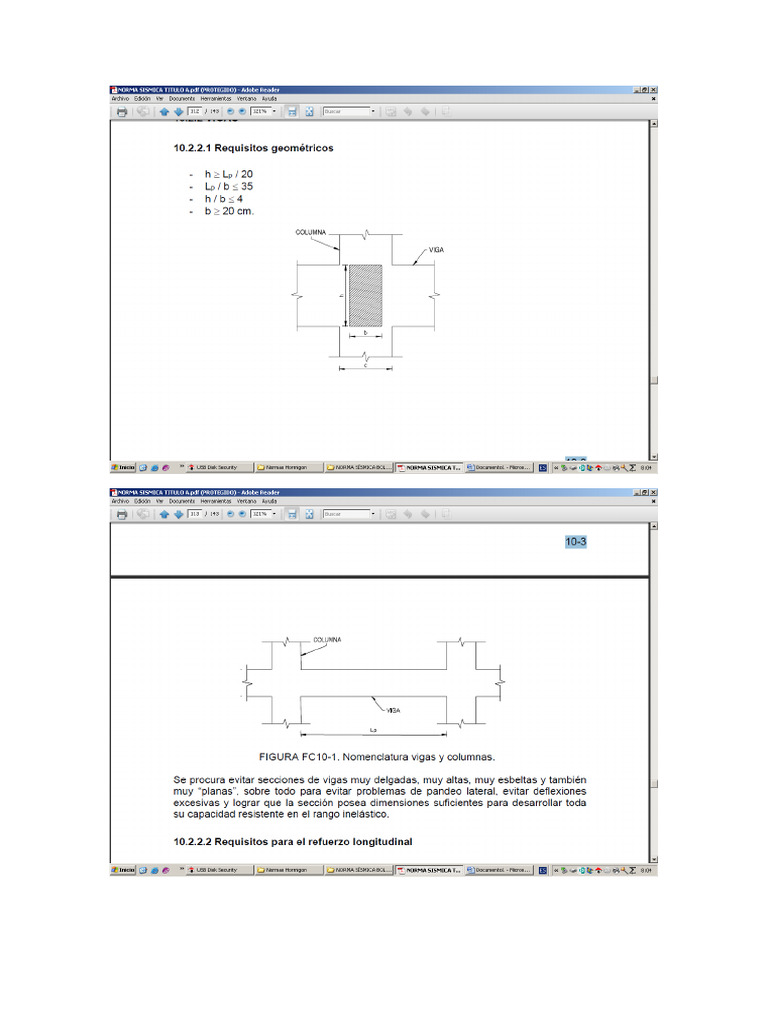 Normas y Requicitos Para Columna, Vigas y Losa | PDF