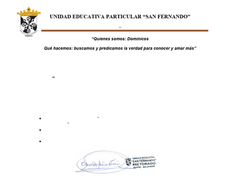 Circular 003 Rectorado | PDF