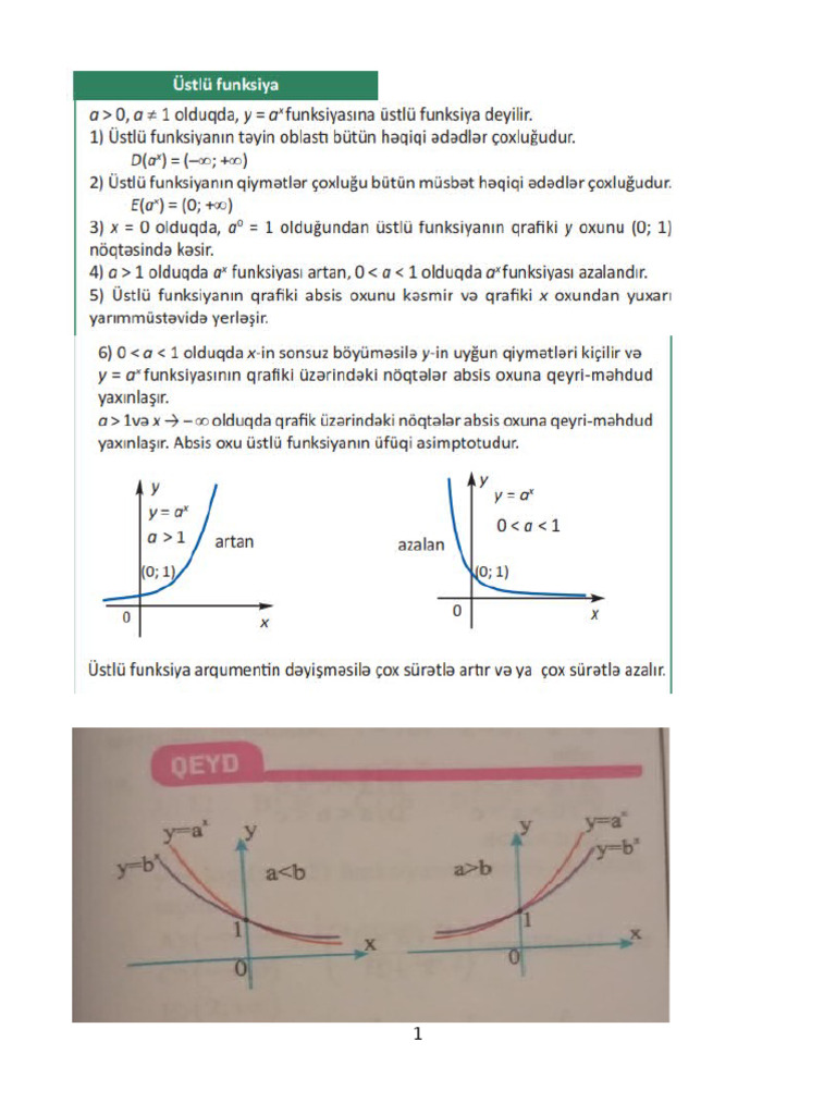 Ustlu Funksiya, Tenlik Ve Berabersizlik | PDF