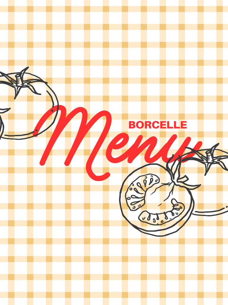 Borcelle Restaurant Menu Highlights | PDF