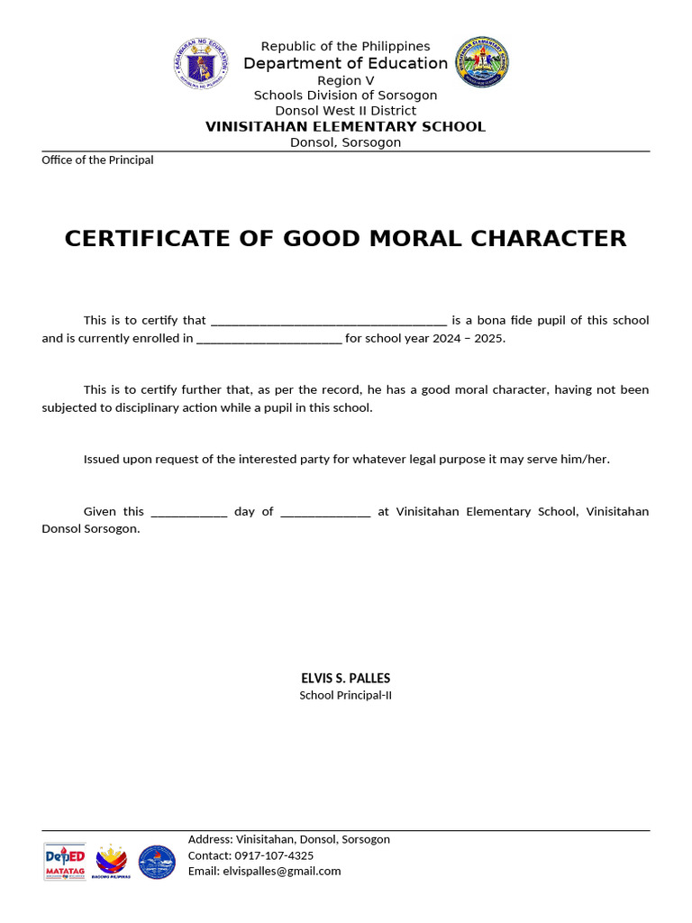 Good Moral | PDF