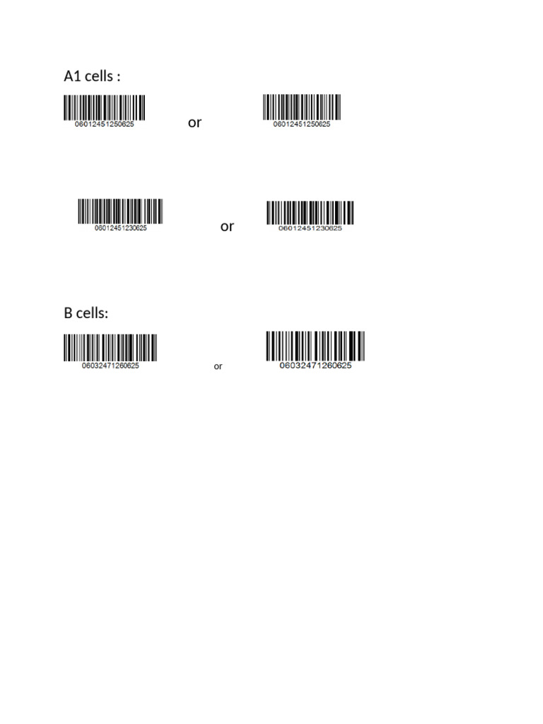 June A1 Cells Revised | PDF