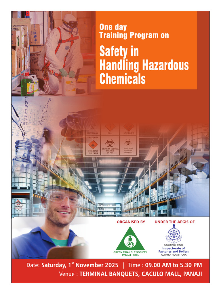 Safety in Handling of Hazardous Chemicals 12 OCT 25 FINAL | PDF