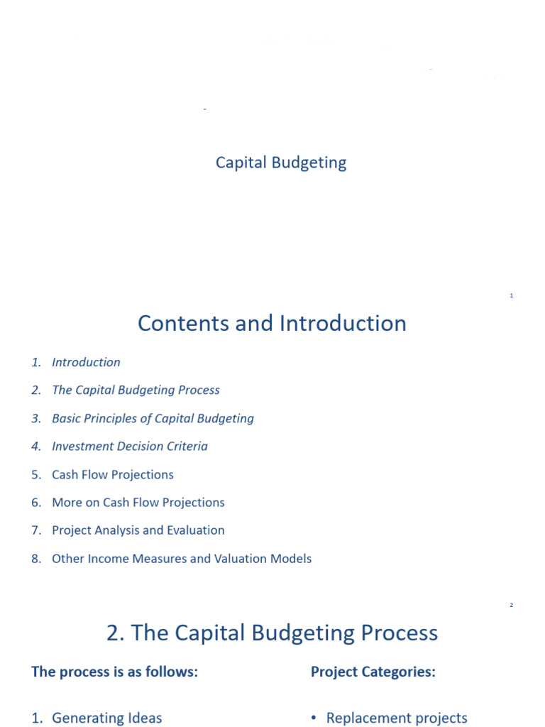Reading 19 Capital Budgeting | PDF | Capital Budgeting | Net Present Value