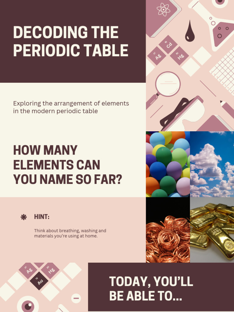 Understanding the Periodic Table | PDF | Periodic Table | Chemical Elements