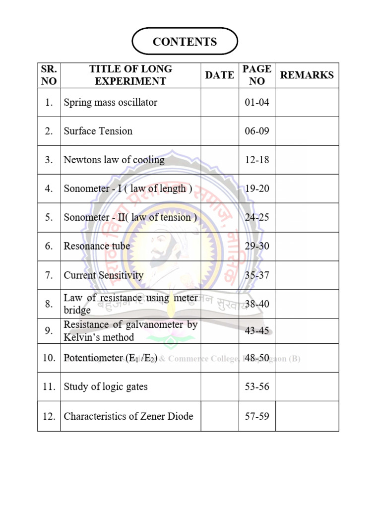 XII Phy Practical 2025-26 | PDF | Diode | Voltage