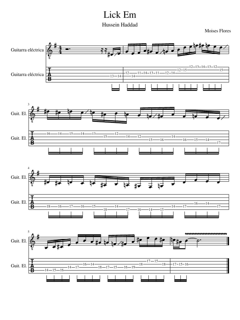 Lick Em | PDF